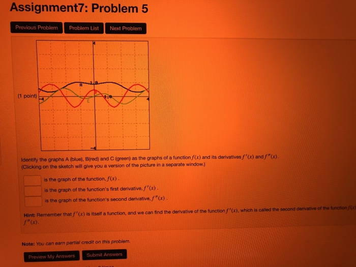 Solved Assignment7 Problem 5 Previous Problem Problem