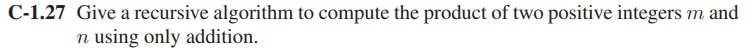 Solved C-1.27 Give a recursive algorithm to compute the | Chegg.com