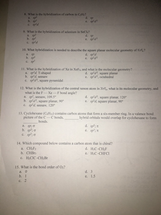 Solved Practice Quiz CH 5 1. Which electron-pair geometry | Chegg.com