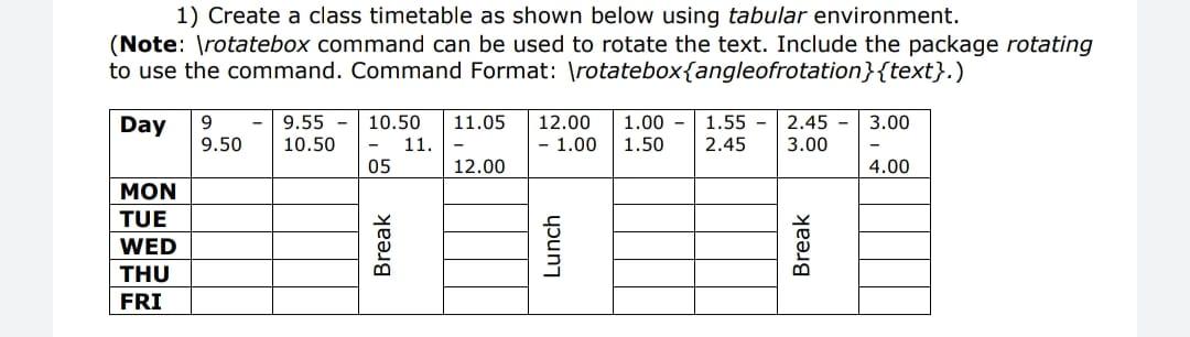 Solved USE THE LANGUAGE OF LATEX TABLES, EQUATIONS AND | Chegg.com