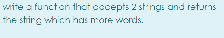 Solved write a function that accepts 2 strings and returns | Chegg.com