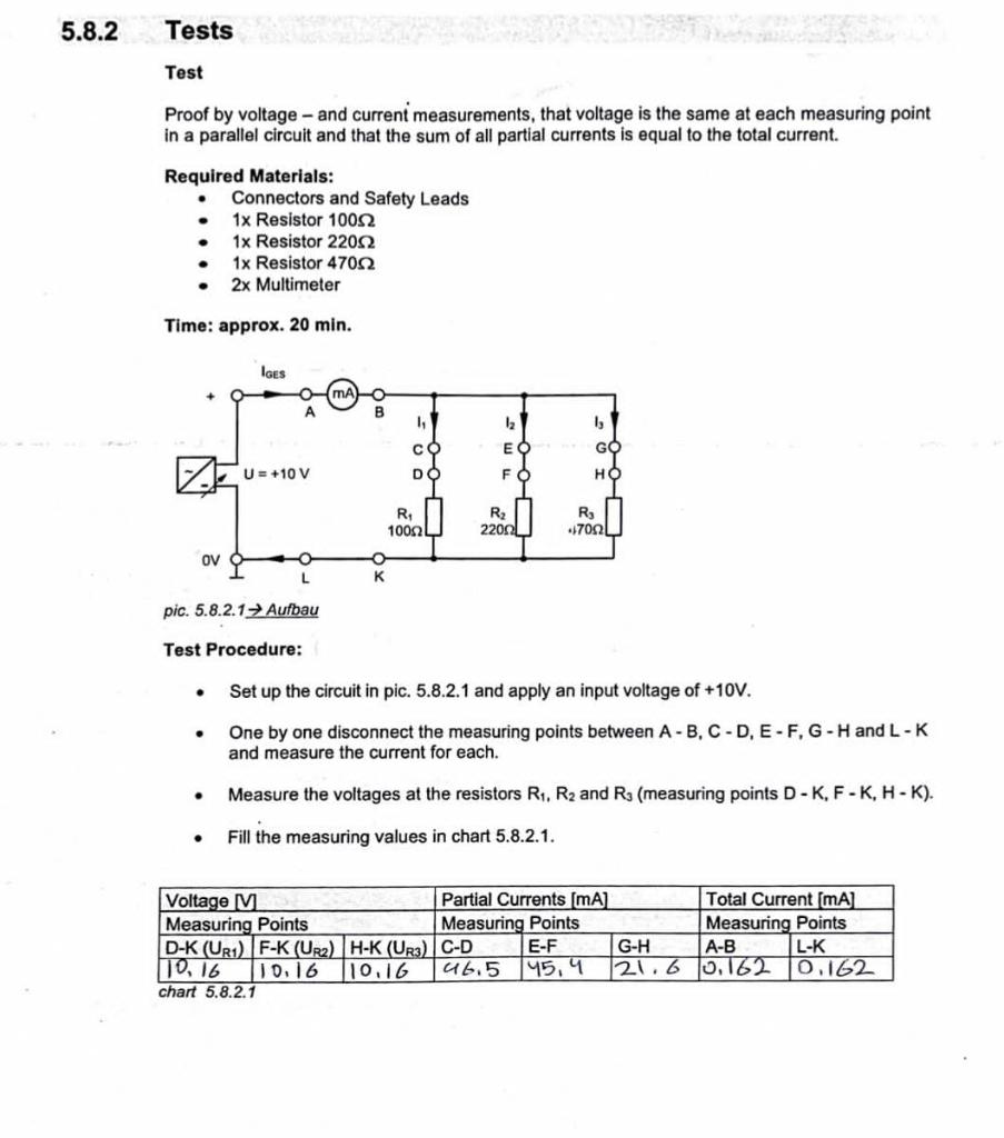 Solved If connected in parallel, there is equal voltage | Chegg.com