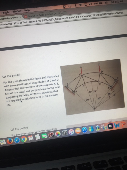 Solved Q3. points) Write the equations required to | Chegg.com