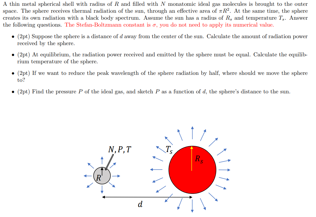 Solved A thin metal spherical shell with radius of R and | Chegg.com