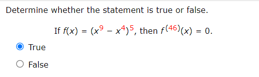 Solved Determine whether the statement is true or false. If | Chegg.com