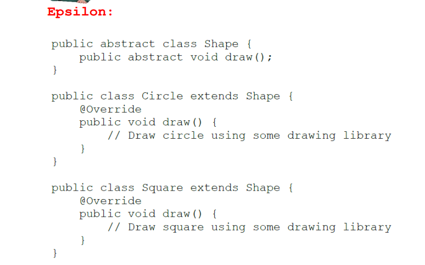 Solved What pattern is EPSILON?Factory patternDecorator | Chegg.com
