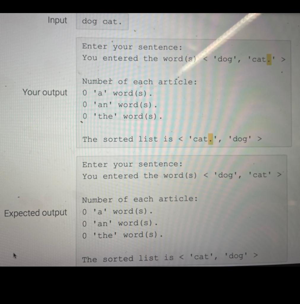Solved c++ User in put is in bold: Test 1 > run Enter your | Chegg.com