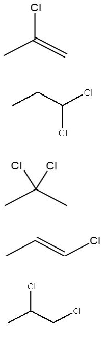 Solved 2 HCI CH3C=CH CI CI CI CI CI CI | Chegg.com