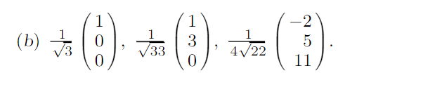 Solved 1.2.9. Construct an orthonormal basis for R3 with | Chegg.com