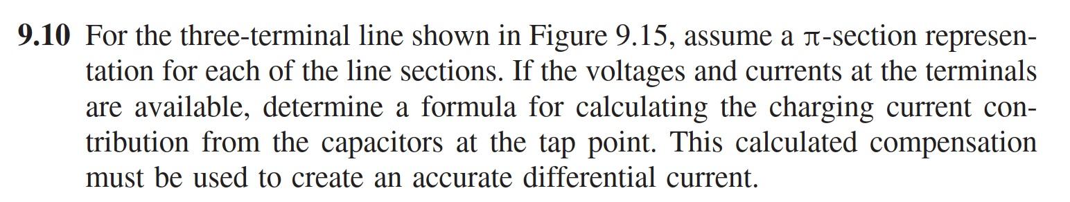 Solved 9.10 For the three-terminal line shown in Figure | Chegg.com