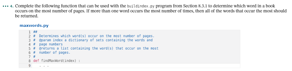 Solved ... 4. Complete the following function that can be | Chegg.com