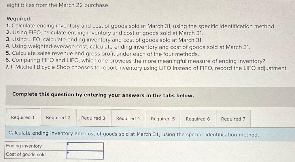 Solved Problem 6-2A (Algo) Calculate ending inventory, cost | Chegg.com