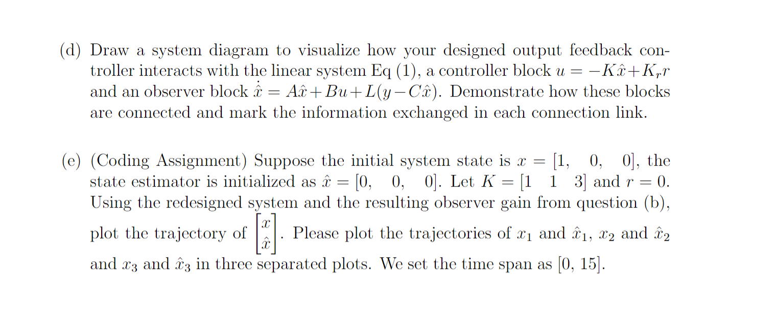 Output Feedback Control Design An Output Feedback