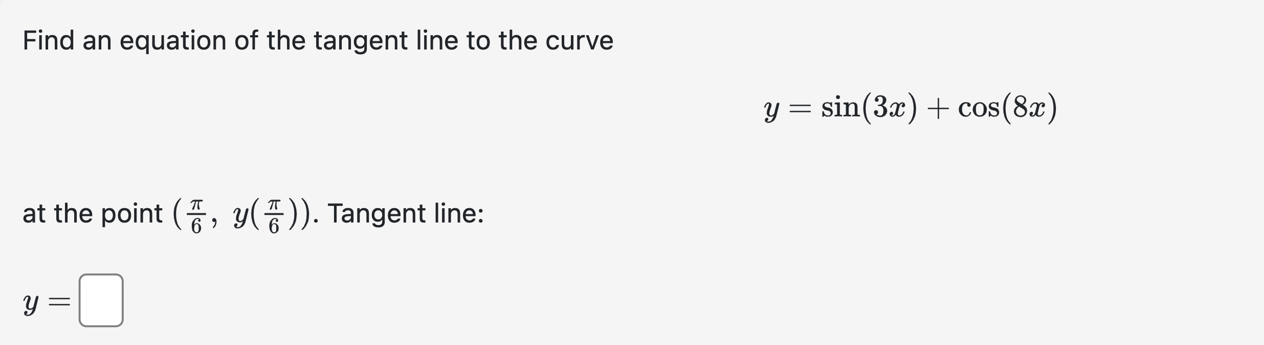 Solved Find an equation of the tangent line to the | Chegg.com