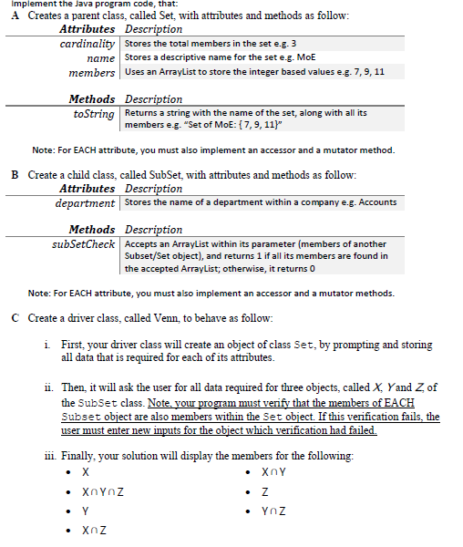 Solved Implement the Java program code, that: A Creates a | Chegg.com