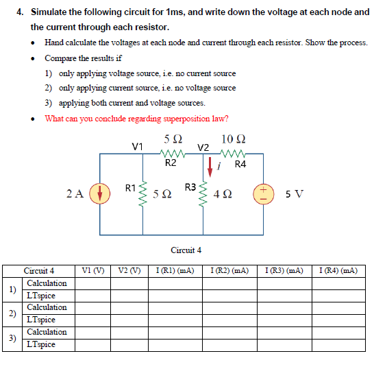 Solved 1. Simulate the following Circuit 1 (1) and (2) for | Chegg.com