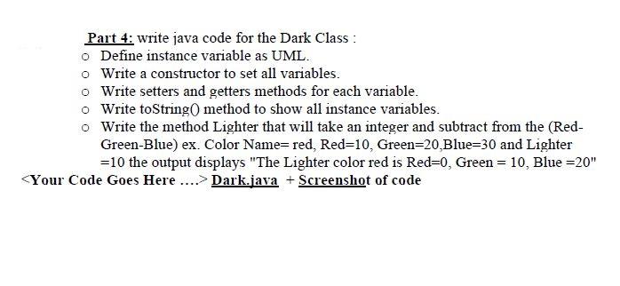 Solved Question 1: Given the following Class Hierarchy, | Chegg.com