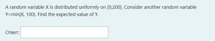 Solved A random variable X is distributed uniformly on | Chegg.com