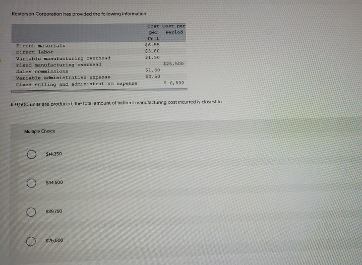 Solved Paolucci Corporation's relevant range of activity is | Chegg.com