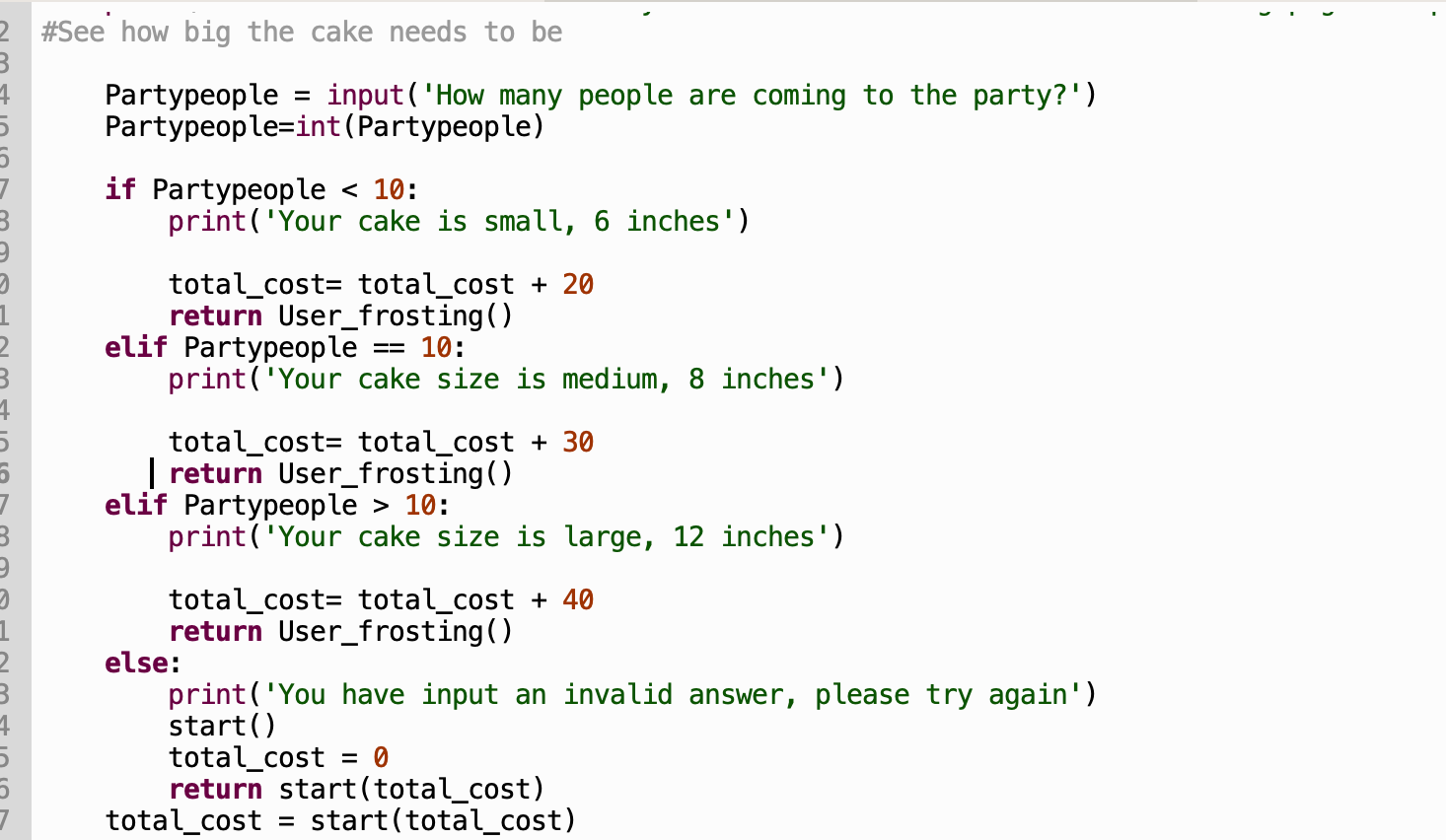 Solved Hello! Ive had more trouble with my program and I | Chegg.com