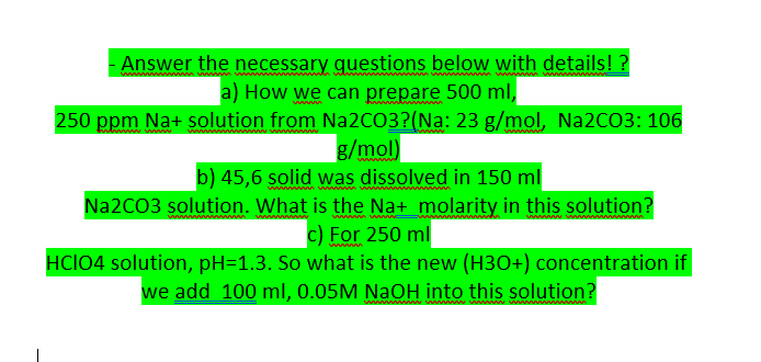 Solved Answer the necessary questions below with details! ? | Chegg.com
