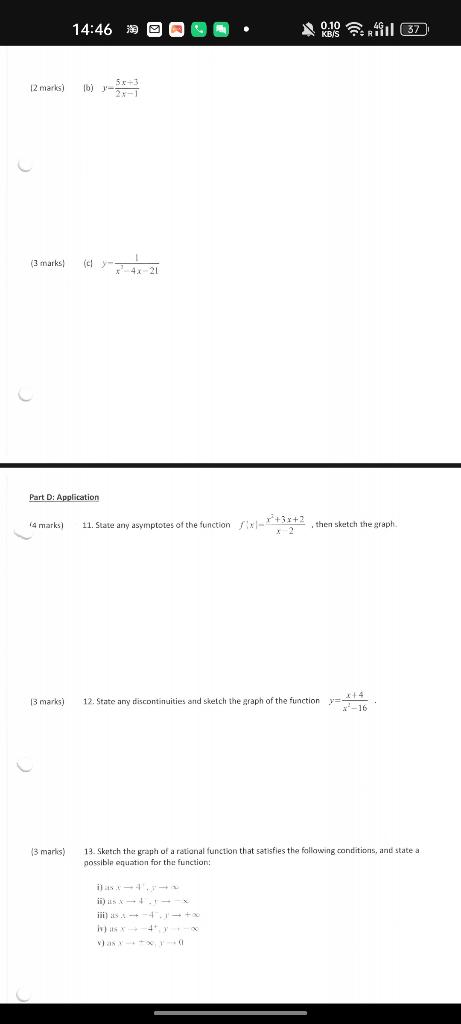 Solved (1 marki 6. (a) 5tate a formula tor the horizontal | Chegg.com