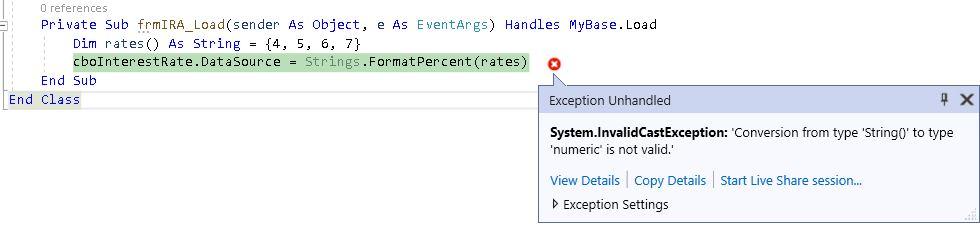 I defined a DropDown list in visual basic. I want use | Chegg.com