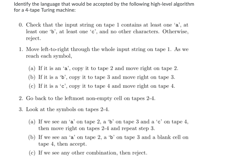 Solved Identify the language that would be accepted by the | Chegg.com