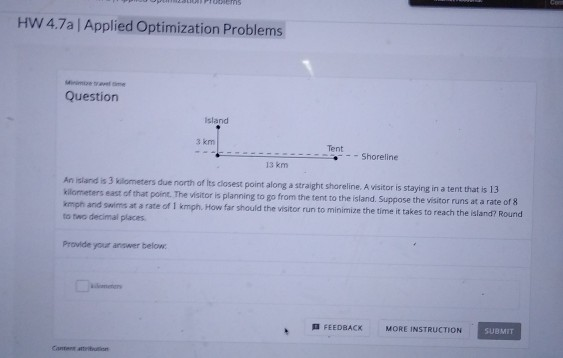 Solved HW 4.7a | Applied Optimization Problems Question -- | Chegg.com