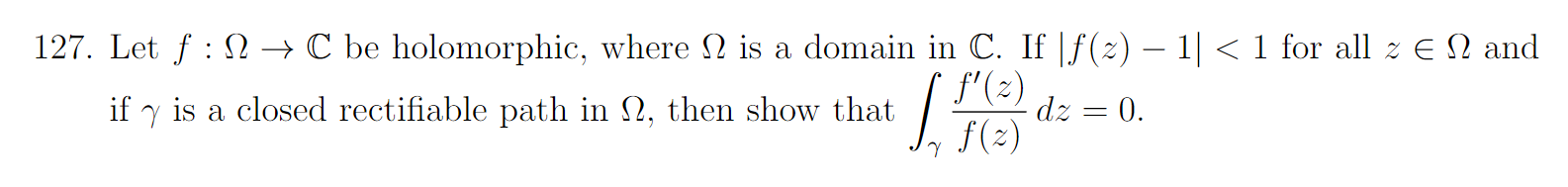 Solved show that f'(z)/f(z) has F(z) = Log(f(z)) as | Chegg.com