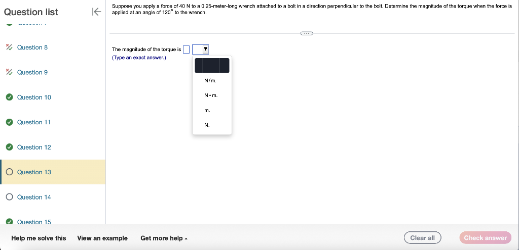 Solved Suppose you apply a force of 40 N to a | Chegg.com Solved Suppose you apply a force of 40 N to a | Chegg.com