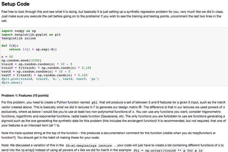 Solved Setup Code Feel free to look through this and see | Chegg.com