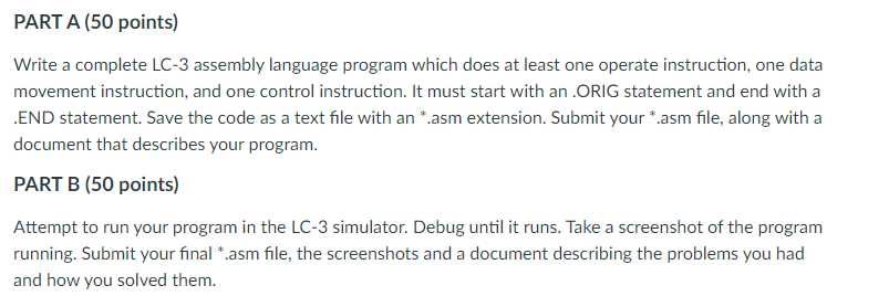 Solved Write A Complete Lc 3 Assembly Language Program Which 8327