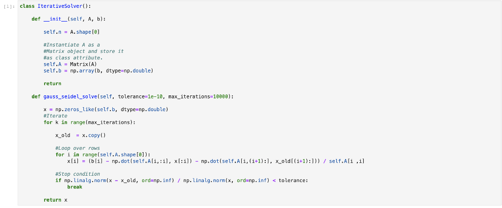 Add a row swapping strategy such that the iteration | Chegg.com