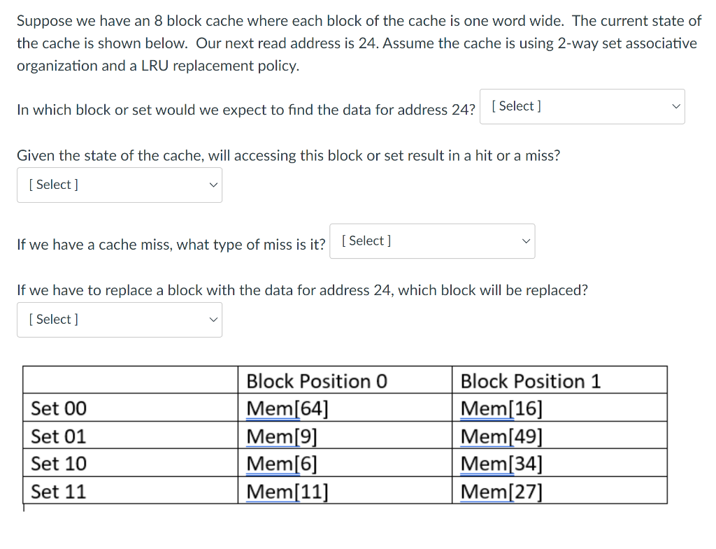 Solved 1. In which block or set would we expect to find the | Chegg.com
