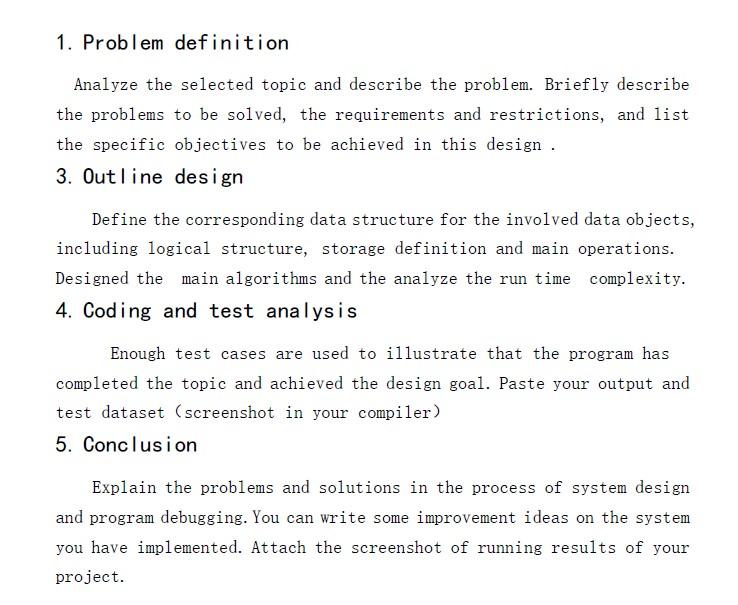 Solved THERE IS 5 STEPS TO COMPLETE THE PROJECT . MUST USE C | Chegg.com