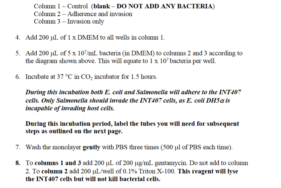 Solved You are provided with the colony counts of the | Chegg.com