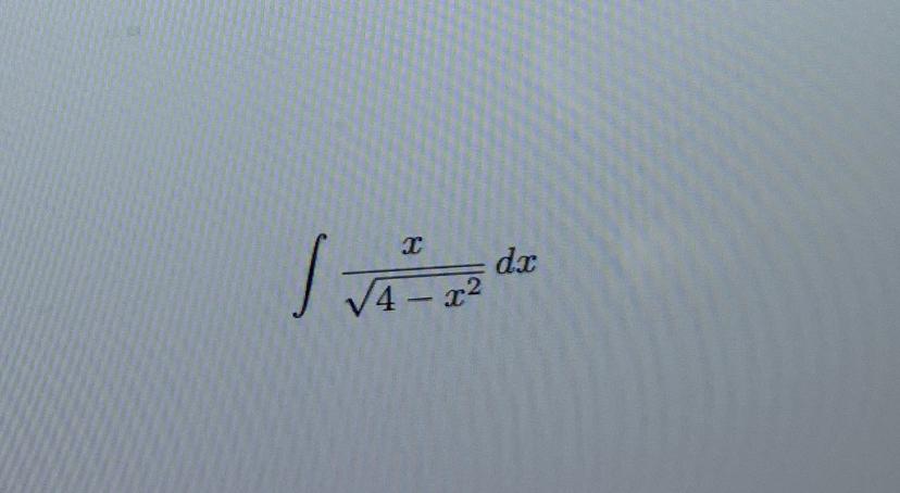 Solved li √4 - x² | Chegg.com