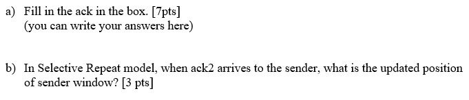 Solved [Reliable Data Transfer, 10 pts] Pipelined protocols | Chegg.com