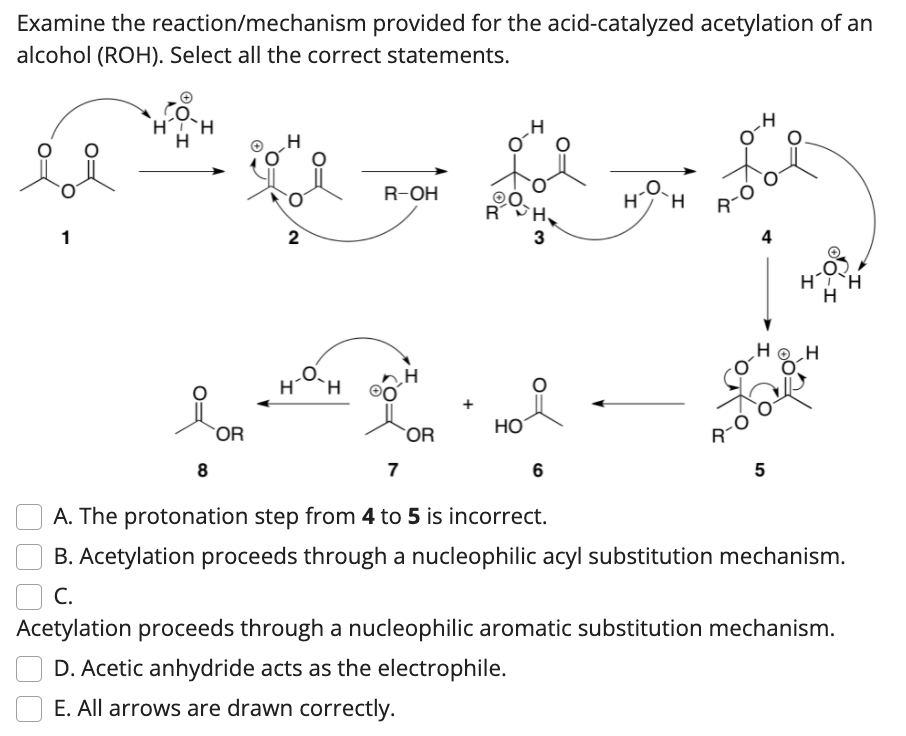 Solved Examine the reaction/mechanism provided for the | Chegg.com