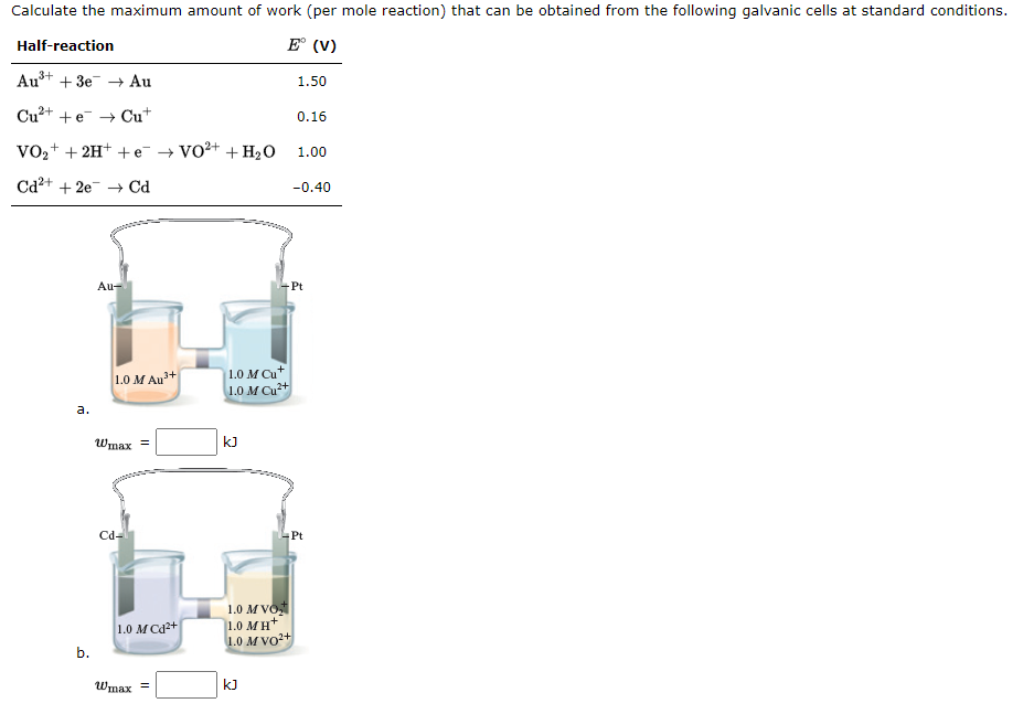 Solved Calculate the maximum amount of work (per mole | Chegg.com