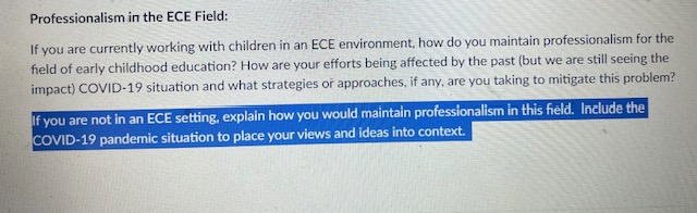 Solved Professionalism in the ECE Field:If you are currently | Chegg.com
