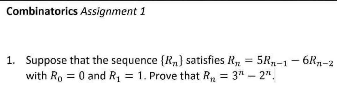 Solved Combinatorics Assignment 1 1 1 Suppose That The 9996