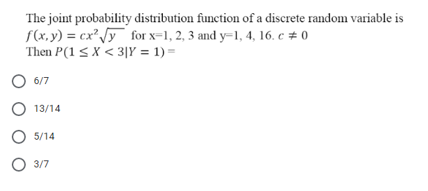 Solved The joint probability distribution function of a | Chegg.com