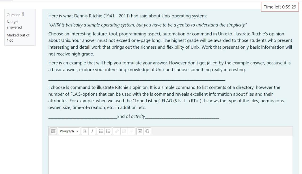 Solved Here is what Dennis Ritchie (1941 - 2011) had said | Chegg.com