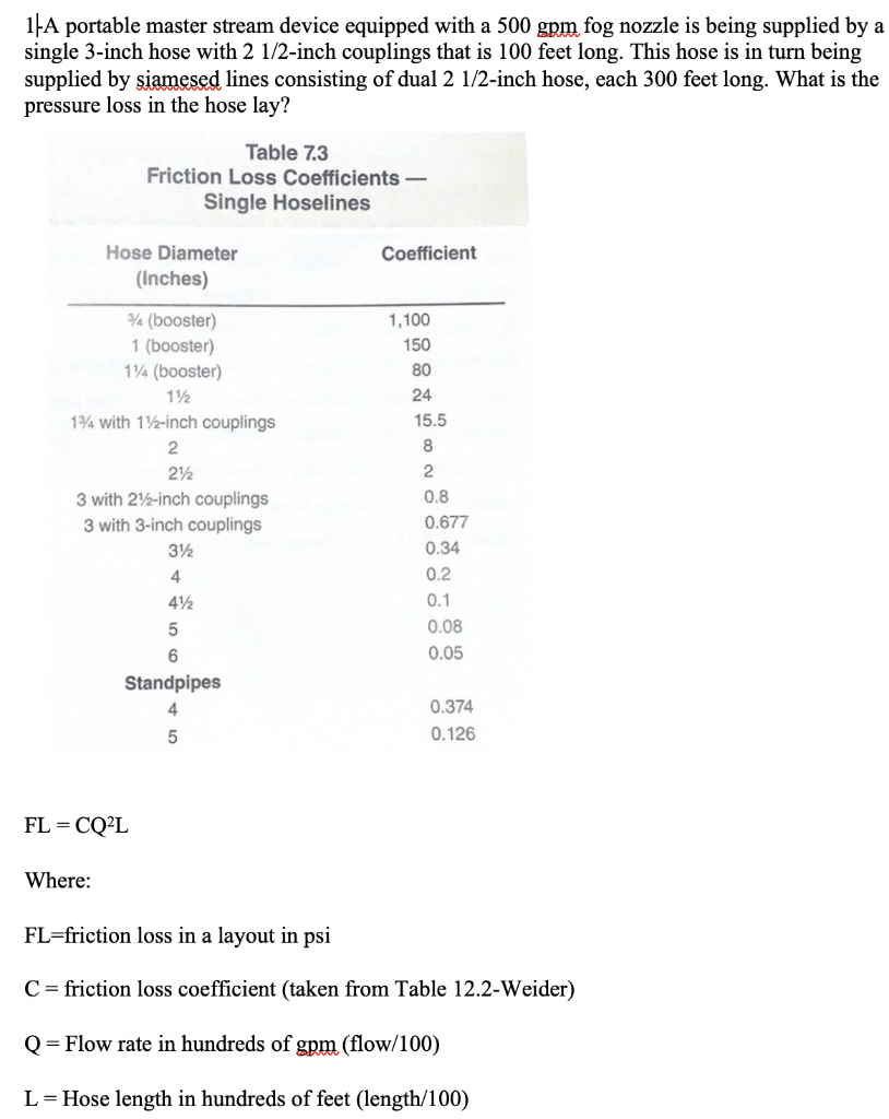 1 A portable master stream device equipped with a 500 | Chegg.com