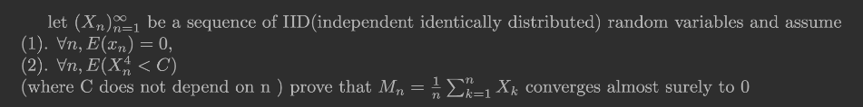 Solved let (Xn)n=1∞ be a sequence of IID(independent | Chegg.com