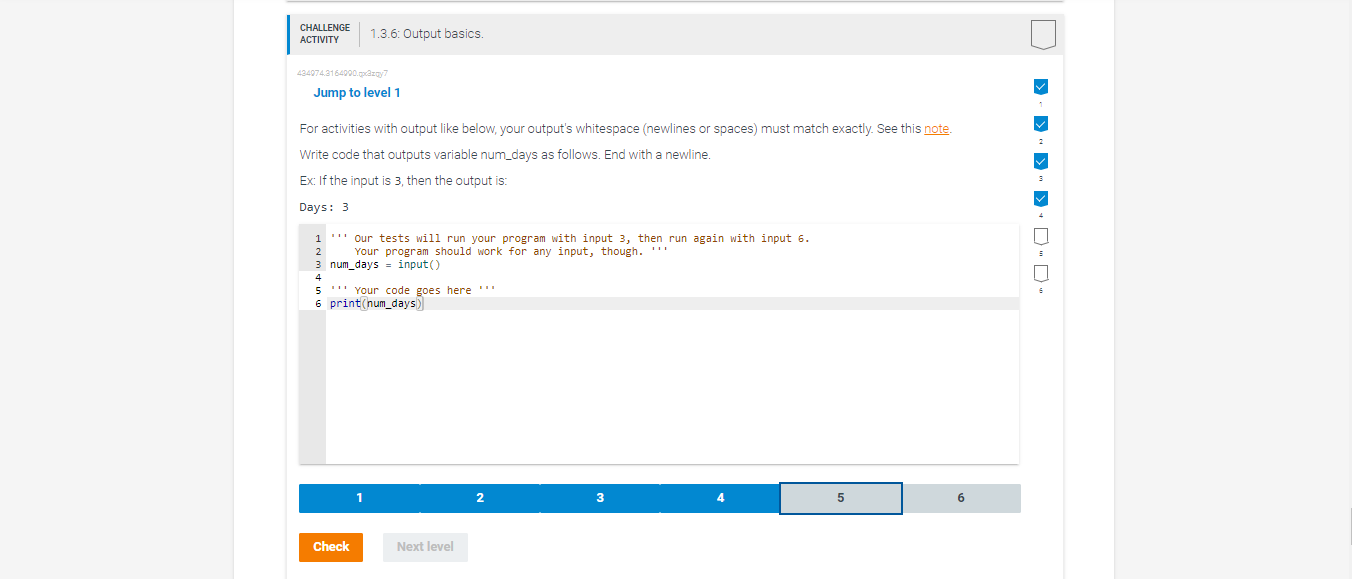 Solved CHALLENGE ACTIVITY 1.3.6: Output basics. For | Chegg.com Solved CHALLENGE ACTIVITY 1.3.6: Output basics. For | Chegg.com