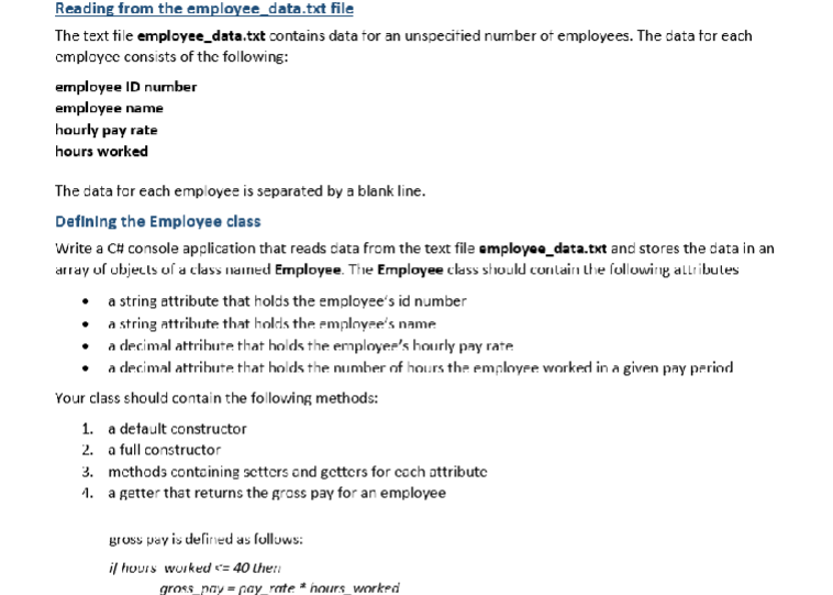 Solved Displaying output Display the payroll data for | Chegg.com