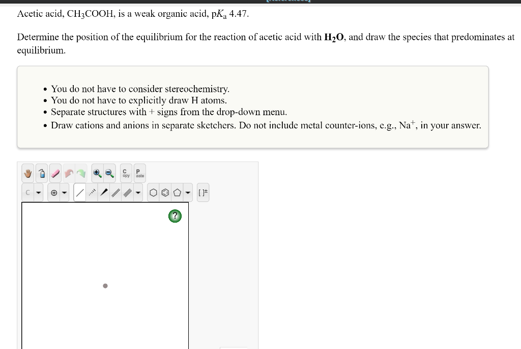Solved Acetic acid, CH3COOH, is a weak organic acid, pKa | Chegg.com